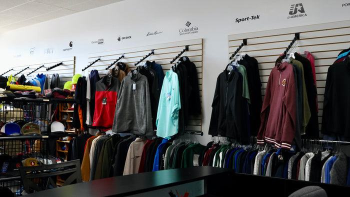 See Our Work in Person in our Sample Room | Advanced Sportswear